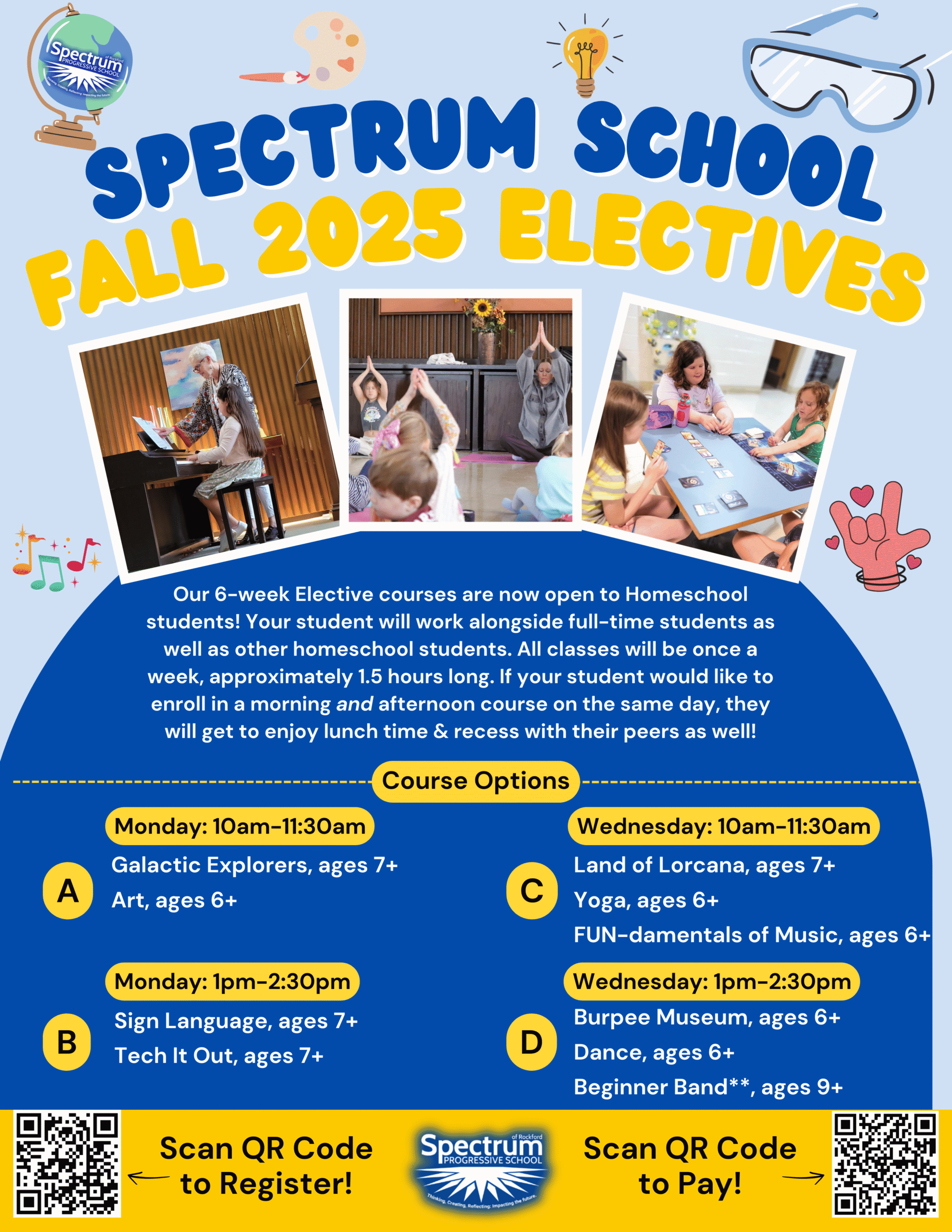 Spectrum School Now Offering Electives & Hybrid Options for Homeschool ...